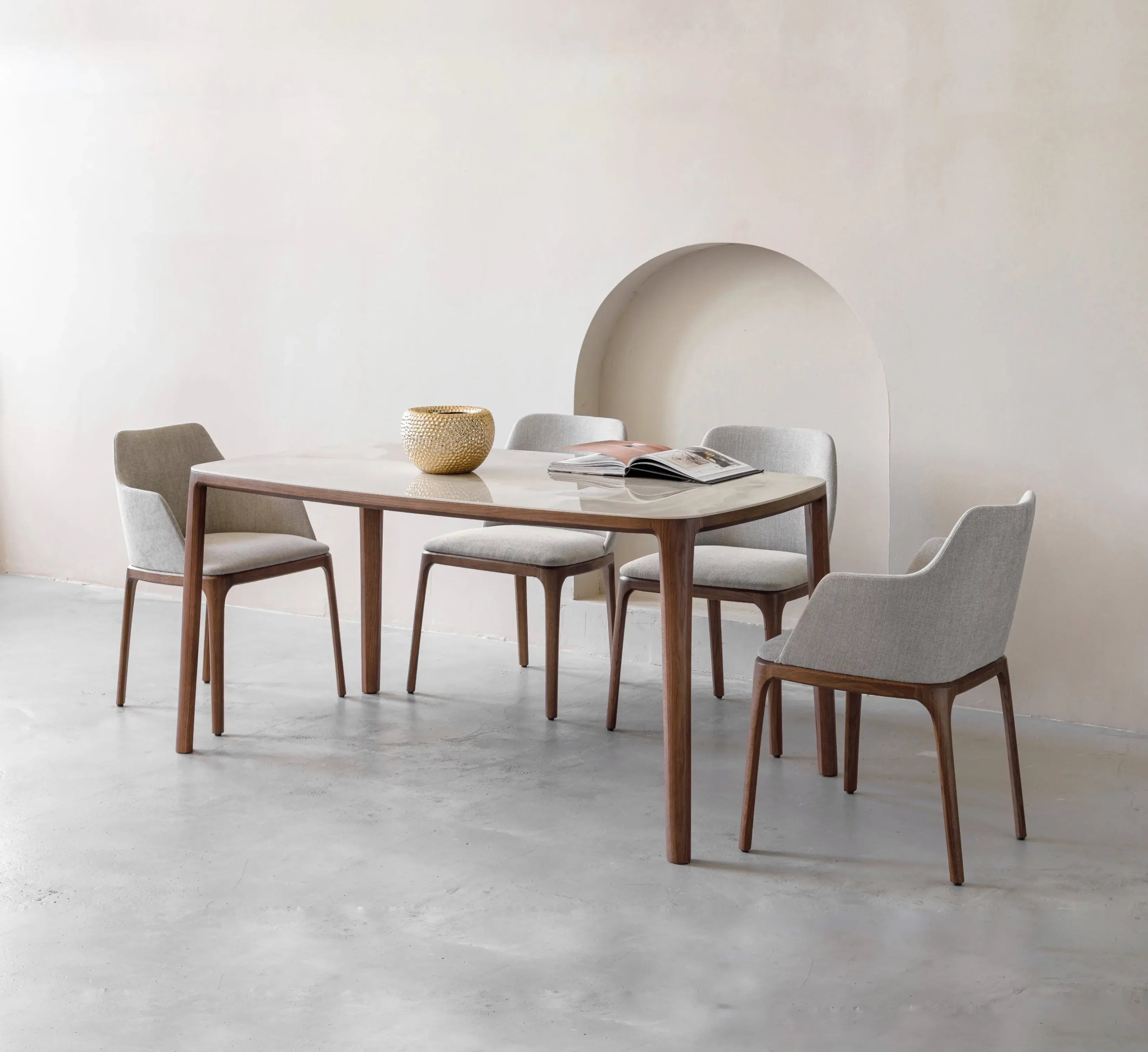 IZI - Composite Stone top Dining Table – Nami Furniture
